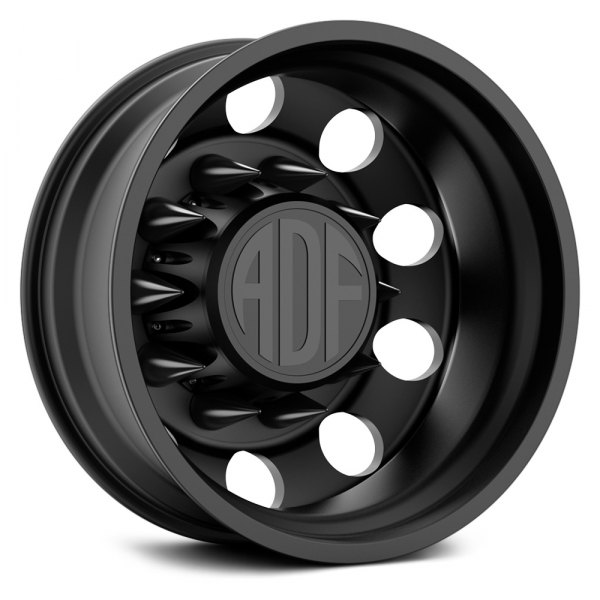 AMERICAN DESIGN FACTORY® CLASSIC BIG RIG DUALLY Wheels - Satin Black Rims