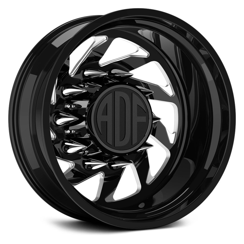 AMERICAN DESIGN FACTORY® CONTRACTOR DUALLY Wheels - Gloss Black with ...