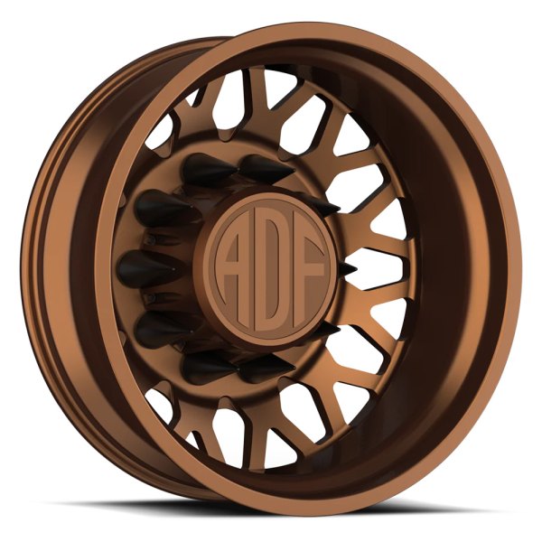 AMERICAN DESIGN FACTORY® HOT SHOT DUALLY Wheels - Bronze Rims