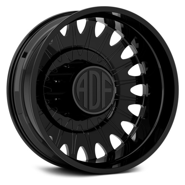 AMERICAN DESIGN FACTORY® ROULETTE DUALLY Wheels - Gloss Black Rims