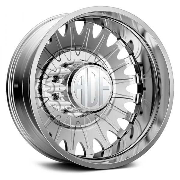AMERICAN DESIGN FACTORY® ROULETTE BIG RIG DUALLY Wheels - Polished Rims