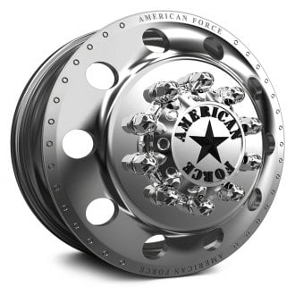 24 Inch Dually Wheels | HD Truck, Custom, Black, Chrome — CARiD.com