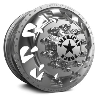 24 Inch Dually Wheels | HD Truck, Custom, Black, Chrome — CARiD.com