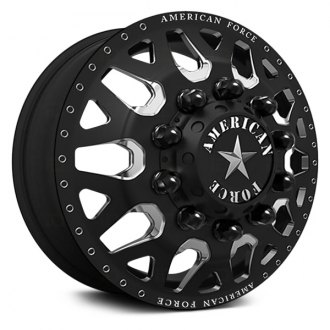 24 Inch Dually Wheels | HD Truck, Custom, Black, Chrome — CARiD.com