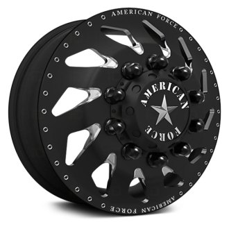 24 Inch Dually Wheels | HD Truck, Custom, Black, Chrome — CARiD.com