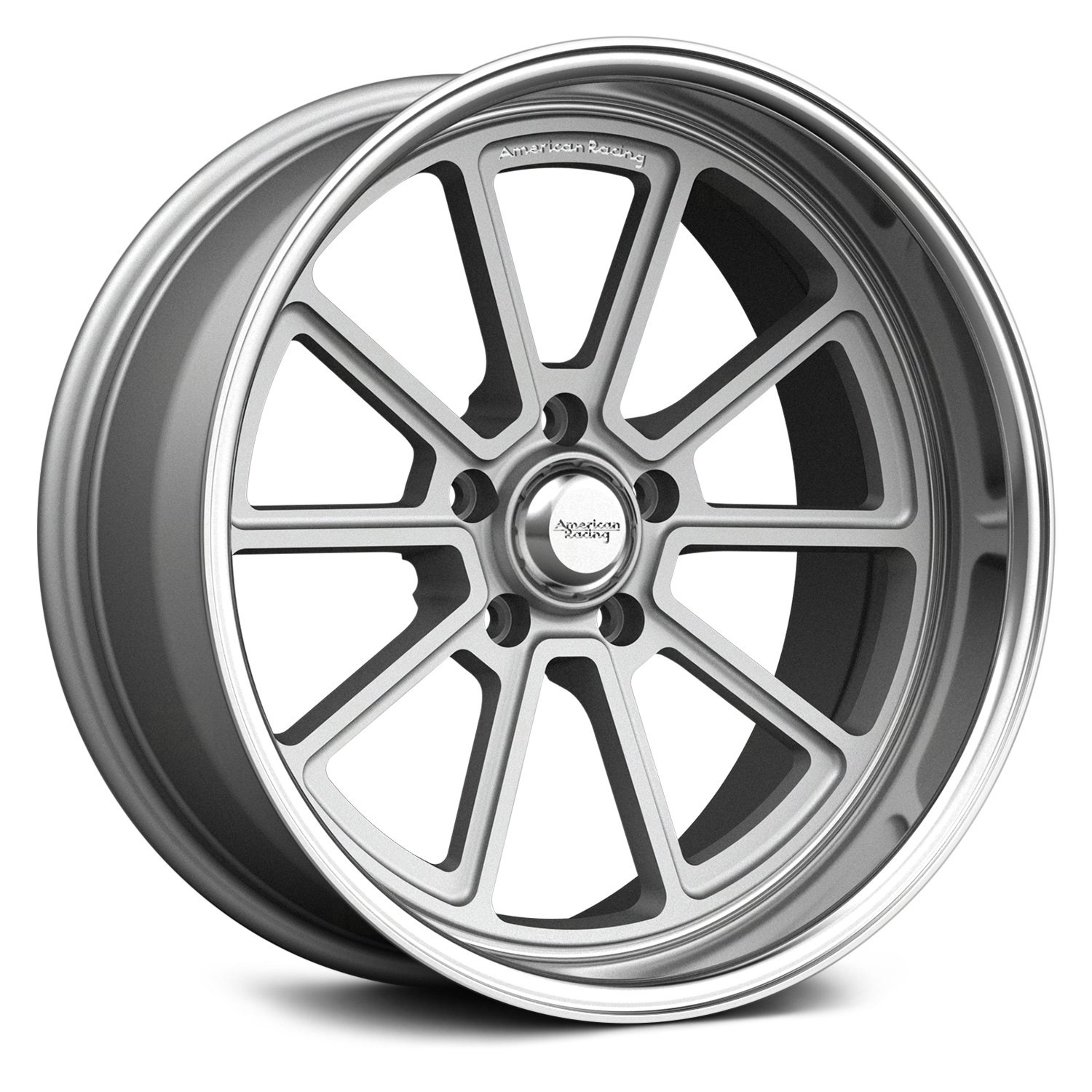 AMERICAN RACING® VN510 DRAFT Wheels - Vintage Silver with Diamond Cut ...
