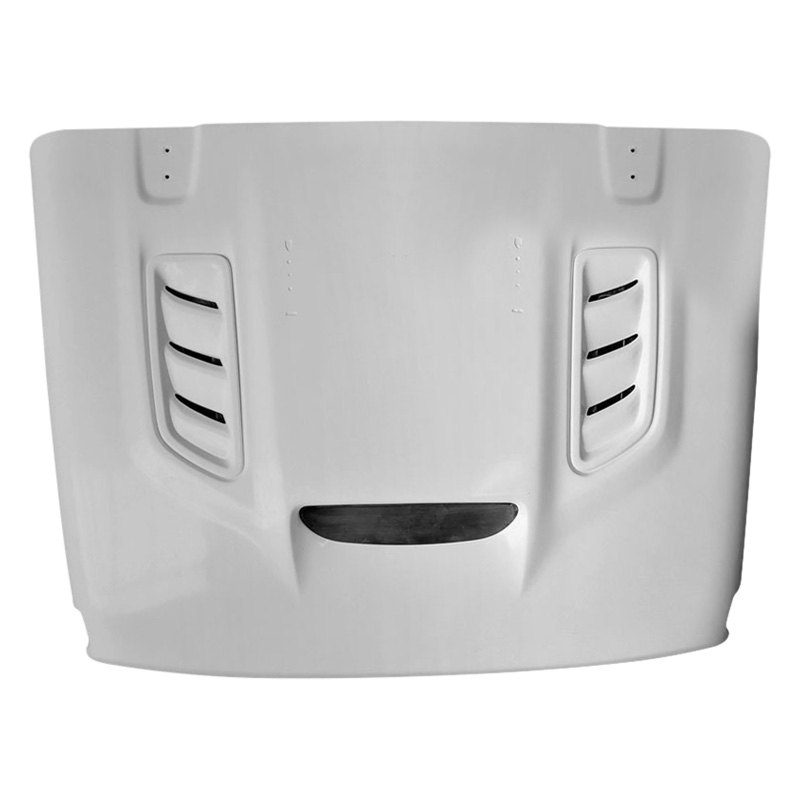 Amerihood® JGD20AHVIPFHW - VIP Style Functional Ram Air Fiberglass Hood ...