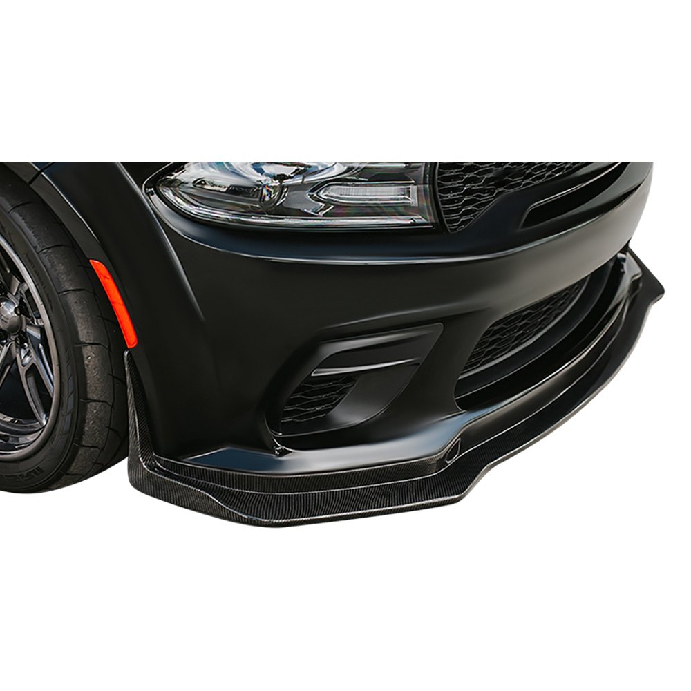 Anderson Composites® AC-FL20DGCR-MB - Gloss Carbon Fiber Front Chin Spoiler