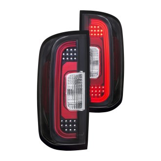 2017 Chevy Colorado Custom LED Tail Lights | Bolt On, Smoke - CARiD.com