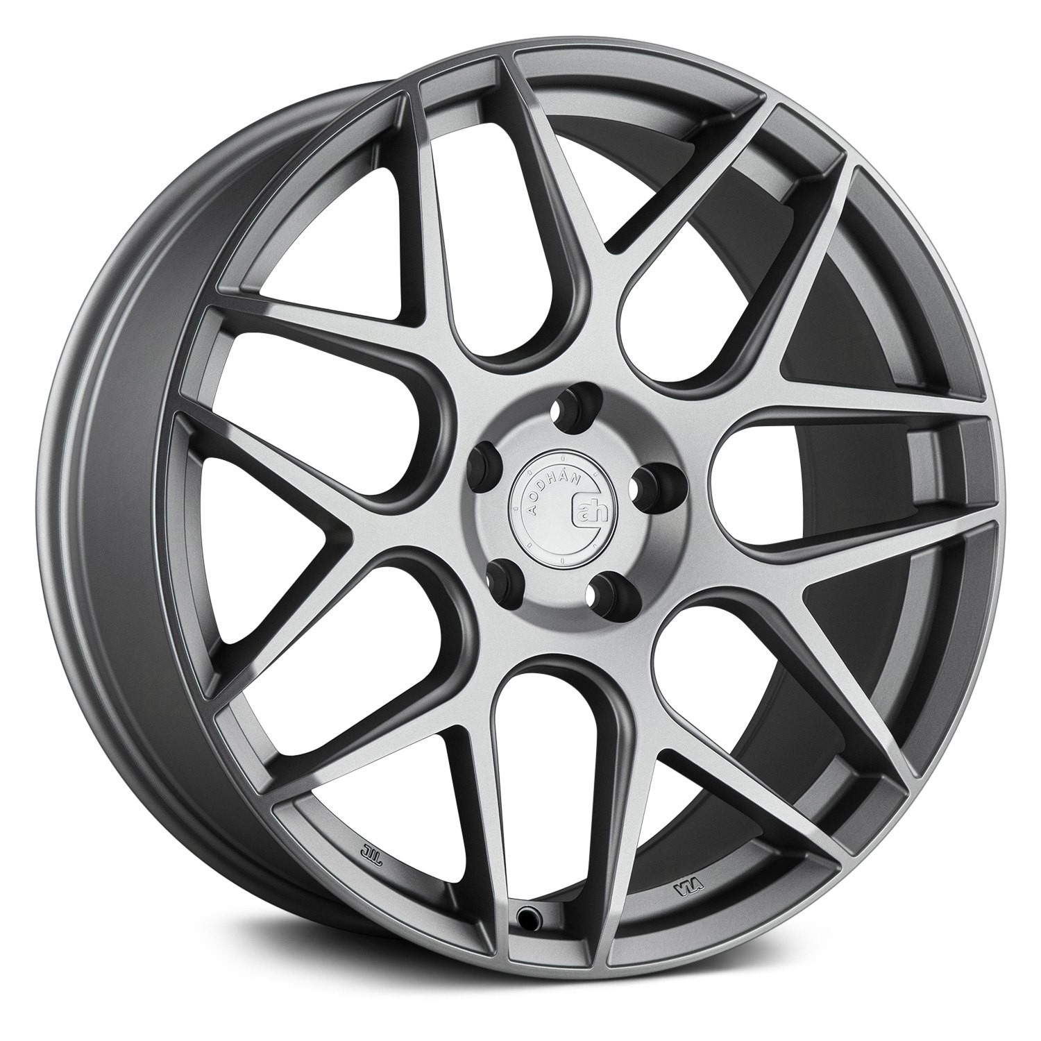 AODHAN® AFF2 Wheels - Matte Gray Rims