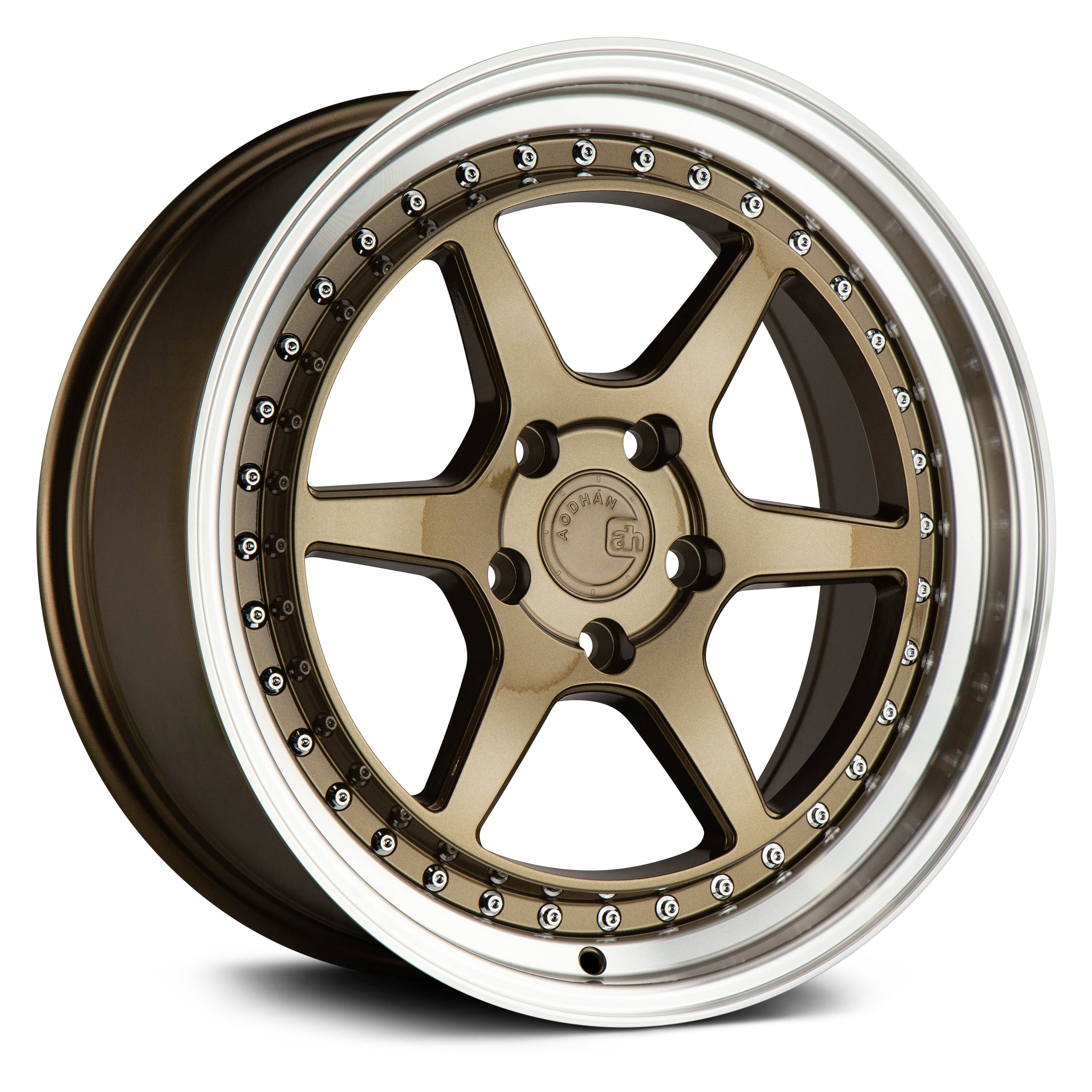 AODHAN® DS09 Wheels - Bronze with Machined Lip Rims