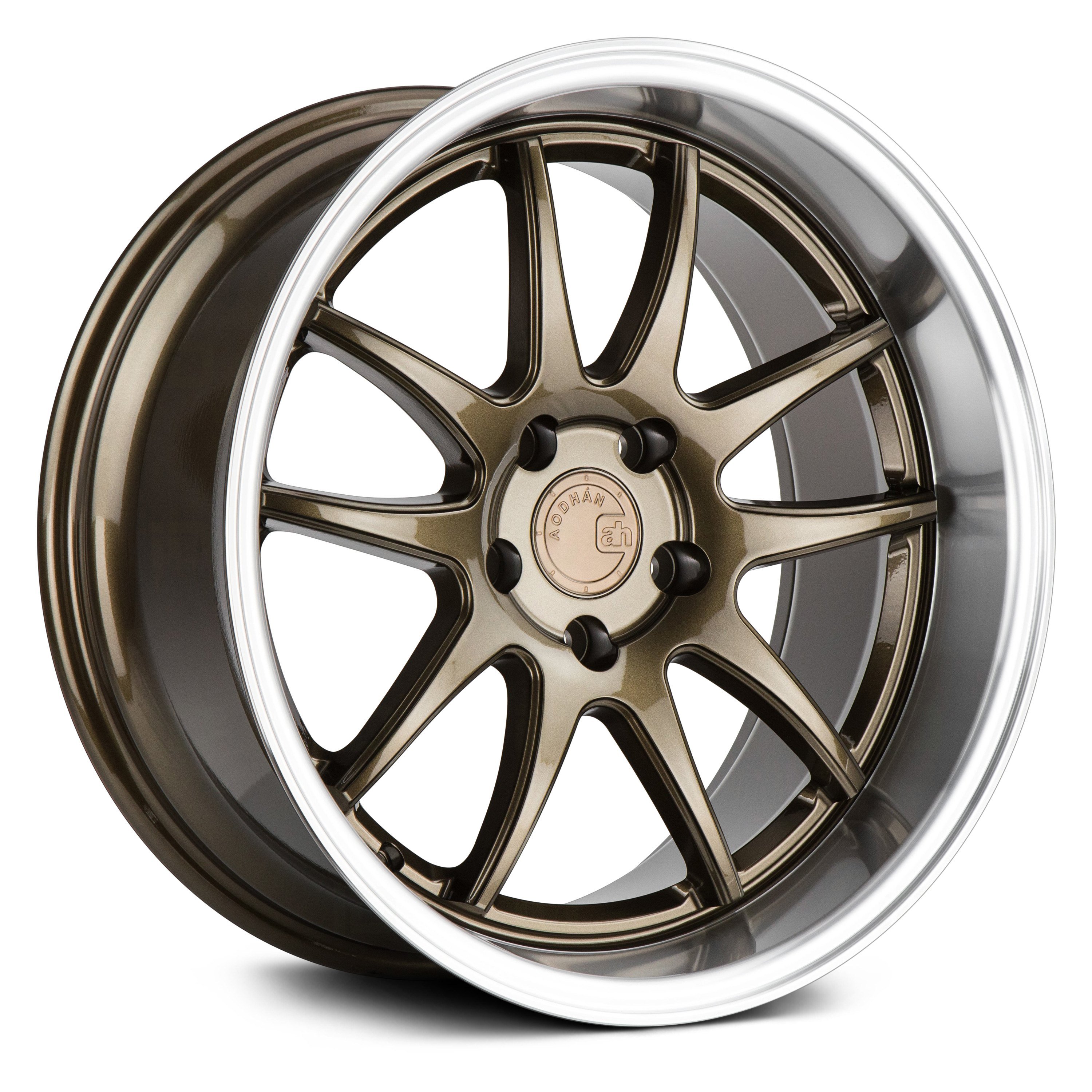 AODHAN® DS02 Wheels - Bronze with Machined Lip Rims