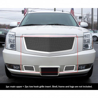 Cadillac Escalade Custom Grilles - Billet, Mesh, CNC, LED, Chrome, Black