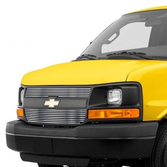 Chevy Express Custom Grilles - Billet, Mesh, CNC, LED, Chrome, Black
