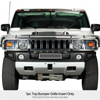 Hummer H2 Custom Grilles - Billet, Mesh, CNC, LED, Chrome, Black