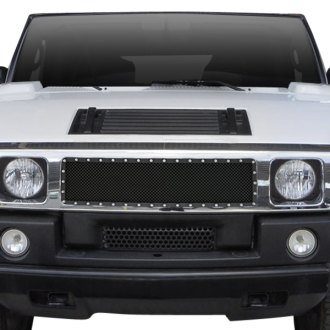 Hummer H2 Custom Grilles - Billet, Mesh, CNC, LED, Chrome, Black