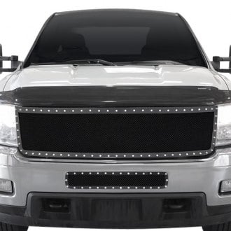 2012 Chevy Silverado Custom Grilles - Billet, Mesh, LED, Chrome, Black