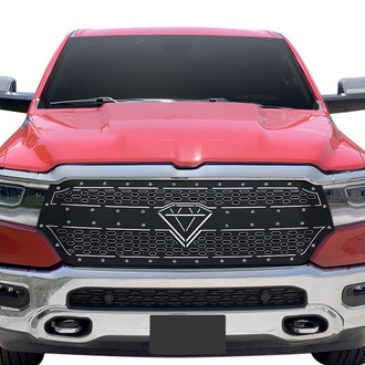 Dodge Ram Custom Grilles - Billet, Mesh, CNC, LED, Chrome, Black