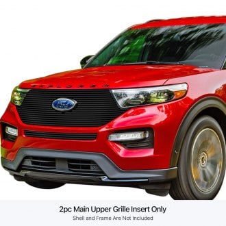 2020 Ford Explorer Custom Grilles - Billet, Mesh, LED, Chrome, Black