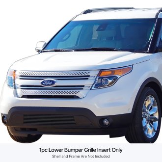 2015 Ford Explorer Custom Grilles - Billet, Mesh, LED, Chrome, Black