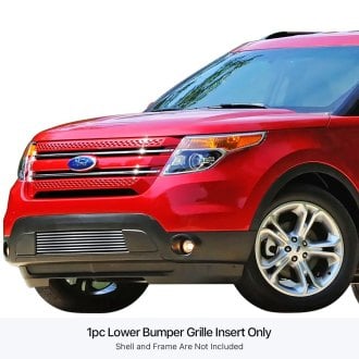 2015 Ford Explorer Custom Grilles - Billet, Mesh, LED, Chrome, Black