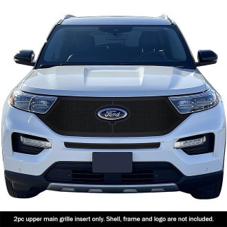 2020 Ford Explorer Custom Grilles - Billet, Mesh, LED, Chrome, Black