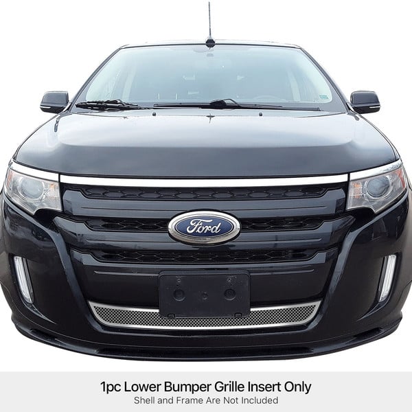 APG® GR06GEB90T - 1-Pc Chrome 1.8 mm Wire Mesh Bumper Grille