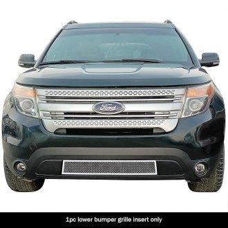 2015 Ford Explorer Custom Grilles - Billet, Mesh, LED, Chrome, Black