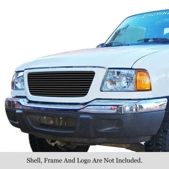 Ford Ranger Custom Grilles - Billet, Mesh, CNC, LED, Chrome, Black