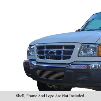 Ford Ranger Custom Grilles - Billet, Mesh, CNC, LED, Chrome, Black