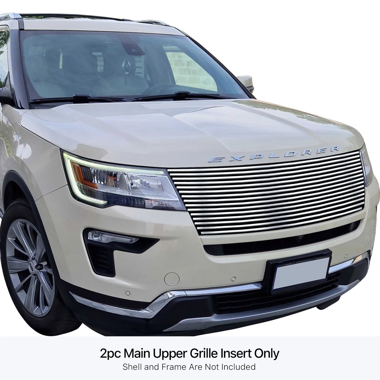 2019 Ford Explorer Custom Grilles - Billet, Mesh, LED, Chrome, Black