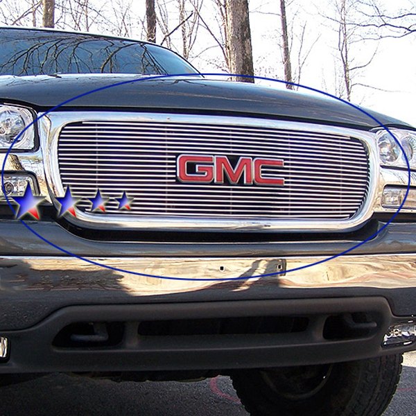 APG® - GMC Sierra 1500 2000 1-Pc Polished Horizontal Billet Main Grille
