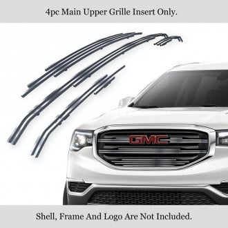 GMC Acadia Custom Grilles - Billet, Mesh, CNC, LED, Chrome, Black