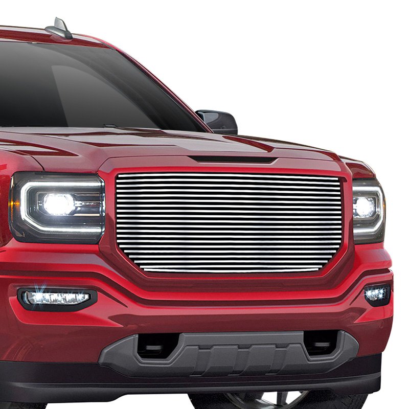 2017 GMC Sierra 1500 Custom Grilles - Billet, Mesh, LED, Chrome, Black