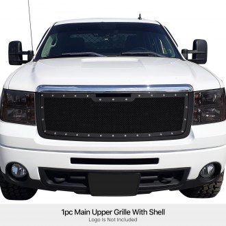 2013 GMC Sierra Custom Grilles - Billet, Mesh, LED, Chrome, Black