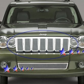 2009 Jeep Grand Cherokee Custom Grilles - Billet, Mesh, LED, Chrome, Black