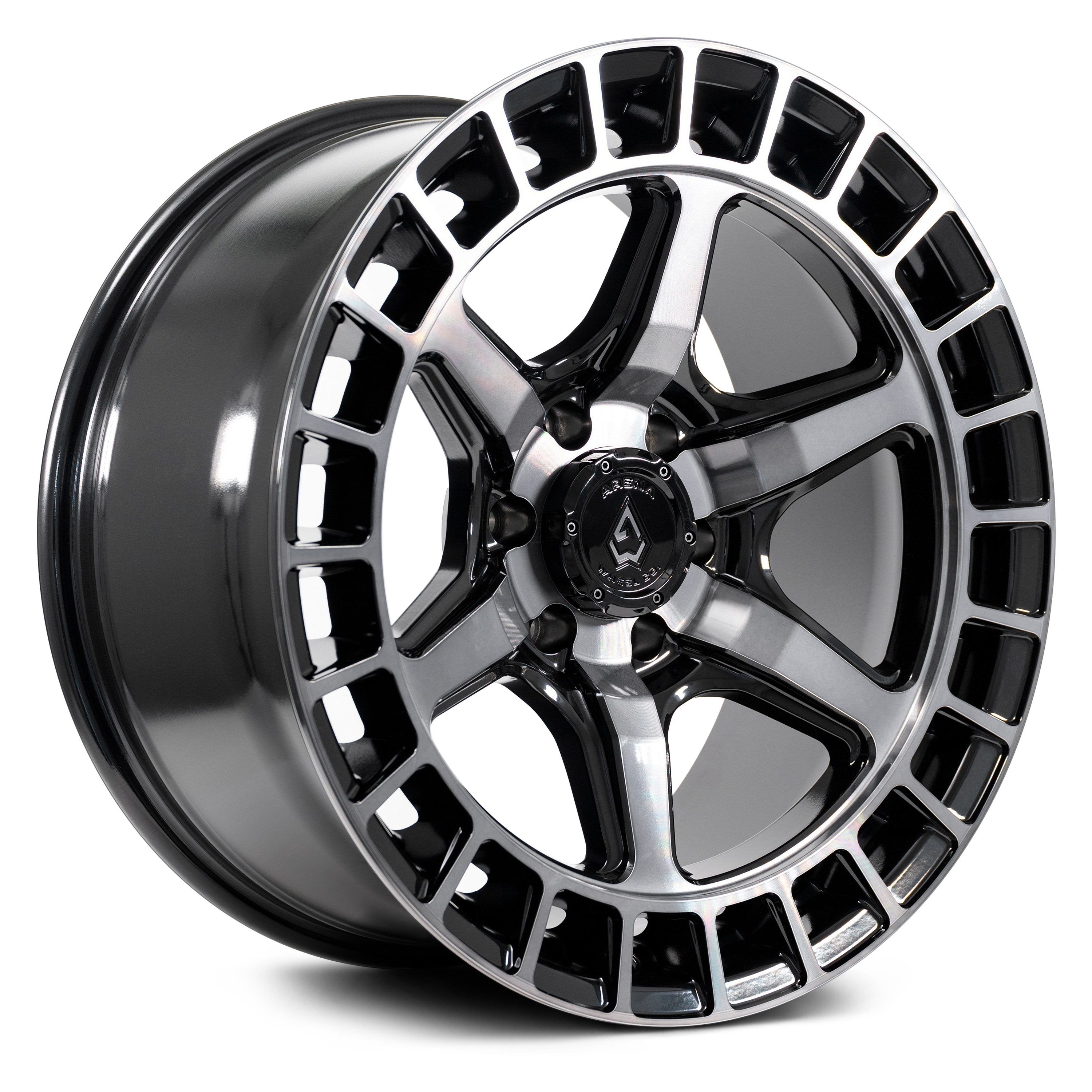 ARENA WHEEL CO® TORQUE Wheels - Gloss Black with Machined DDT Face and ...