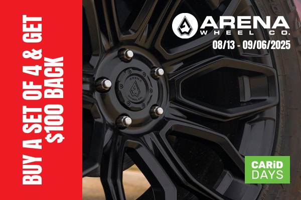ARENA WHEEL CO® BATTLE Wheels - Satin Black Rims