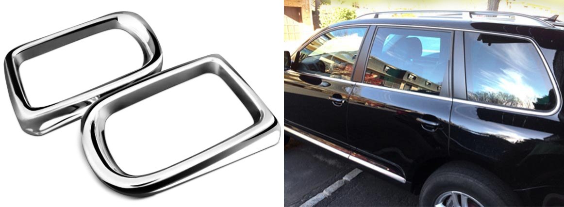 Chrome Mirror Covers Hide Scratches and Add Brightness