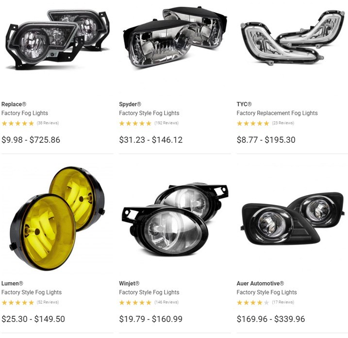 Factory Fog Lights | Perfect For Replacement Or Upgrade