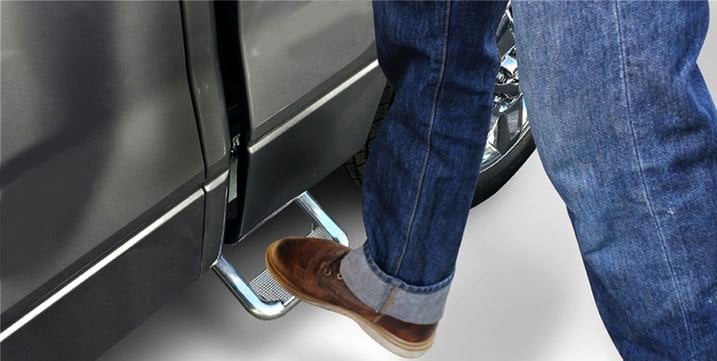 Folding Steps Make It Easier To Reach Your Pickup Bed