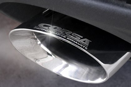 Exhaust Tips | Dual, Double Wall, Rolled Edge, Angle Cut, Rectangular