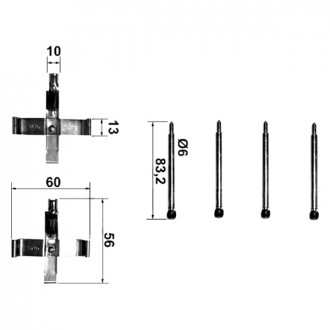 Disc Brake Caliper Hardware Kits | CARiD