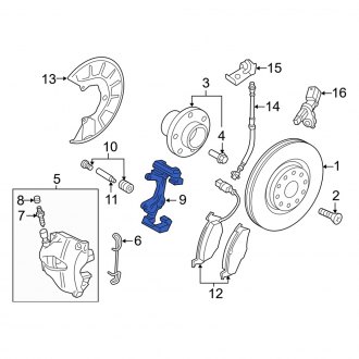 Audi OEM Brake Parts | Pads, Bleeders, Rotors, Lines — CARiD.com