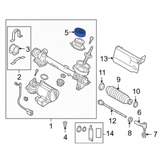 Audi Q3 Rack & Pinion Steering Systems, Parts — CARiD.com