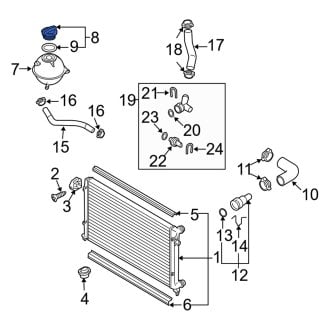 Audi A5 OEM Engine Cooling Parts | Radiators, Fans — CARiD.com