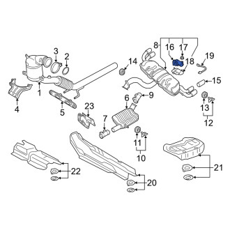 Audi A6 OEM Exhaust Parts | Systems, Tips, Pipes — CARiD.com