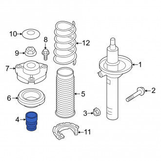 Audi Q4 e-tron OEM Suspension Parts | Shocks, Struts — CARiD.com