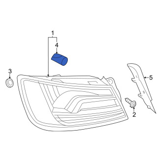 Audi S3 OEM Tail Lights | LED, Fiber Optic — CARiD.com