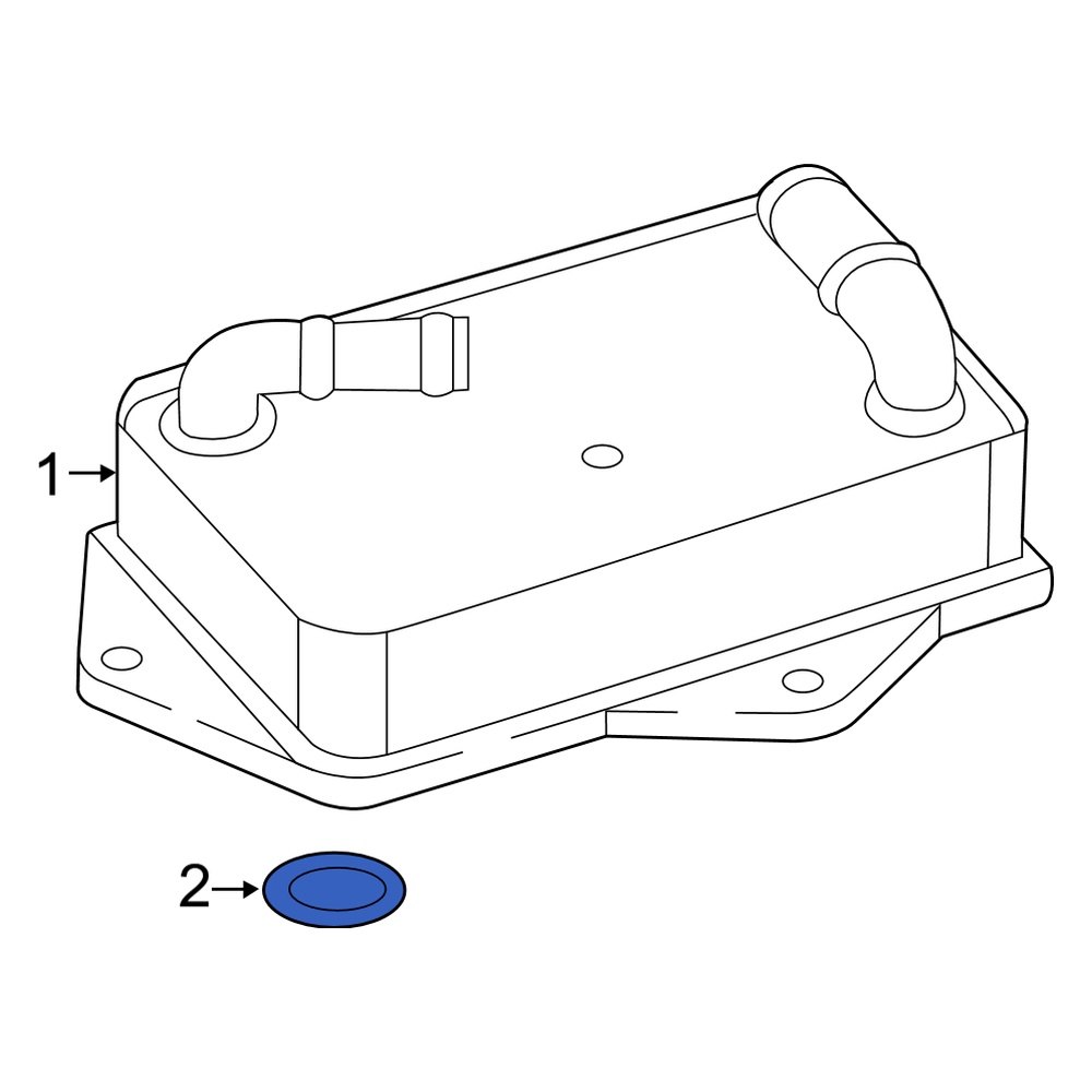 Audi OE WHT008226 - Automatic Transmission Oil Cooler O-Ring